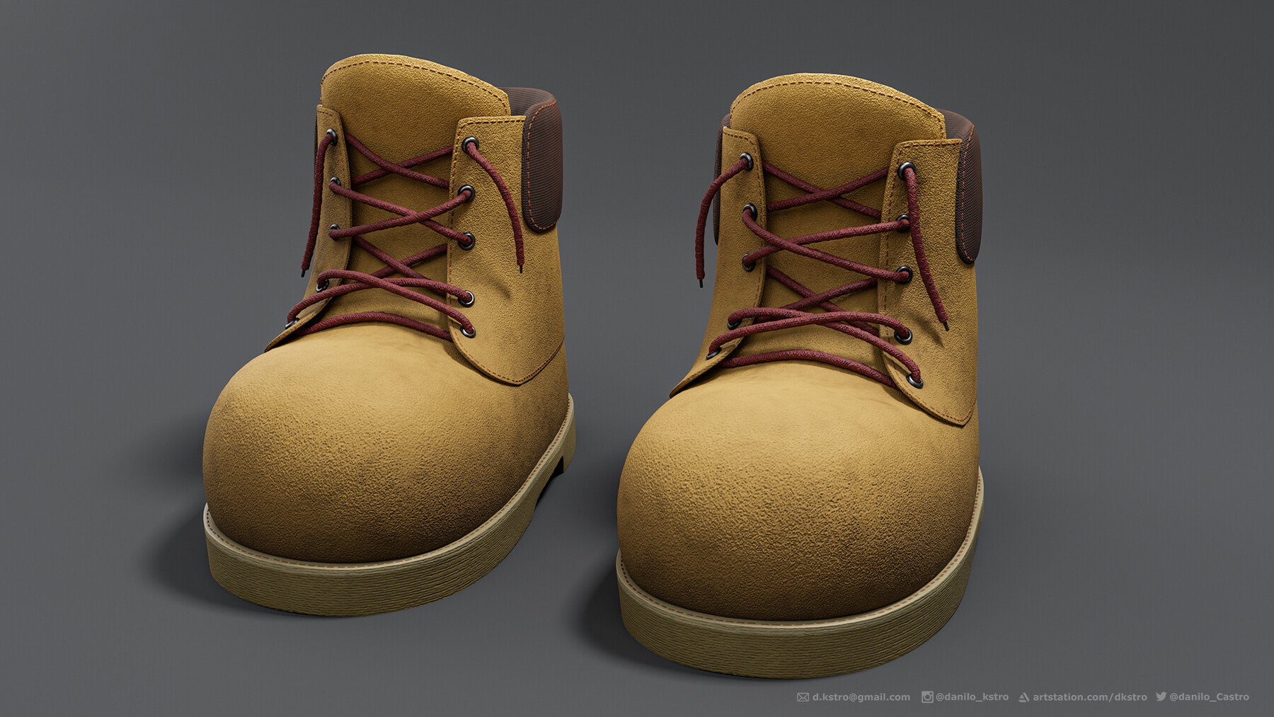 ArtStation - Stylized Boot | 3D model | 4k Textures | Resources