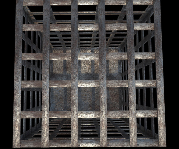 ArtStation - Old Cage - PBR - Textured | Game Assets