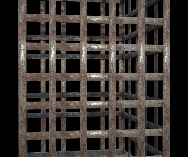 ArtStation - Old Cage - PBR - Textured | Game Assets