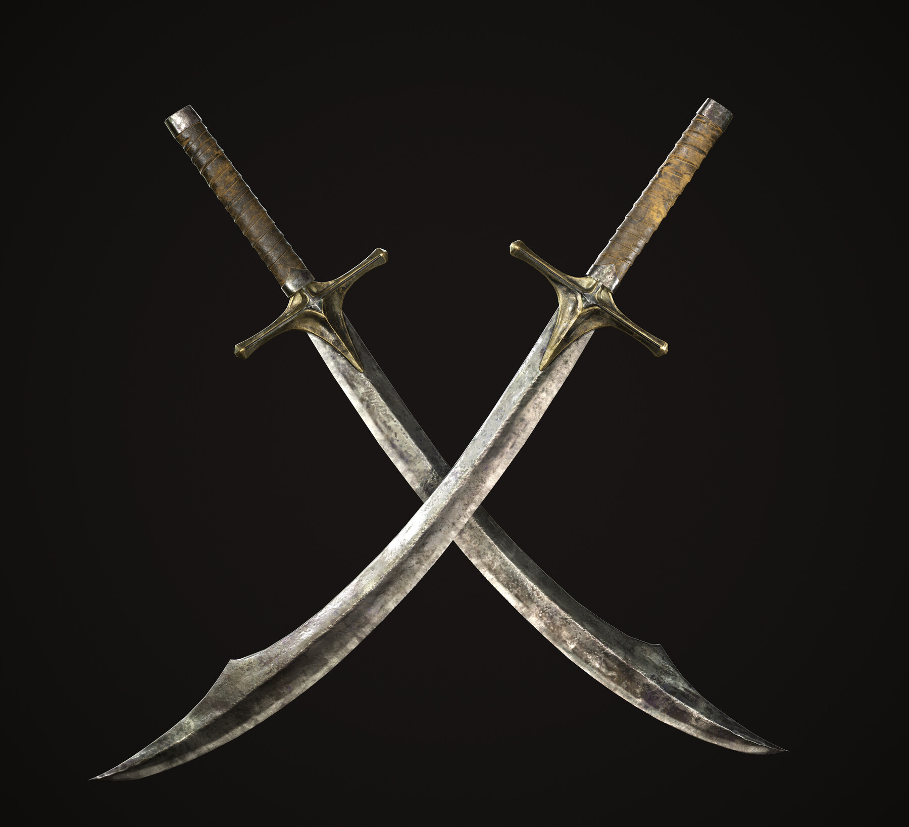 ArtStation - Scimitar, Free asset | Game Assets