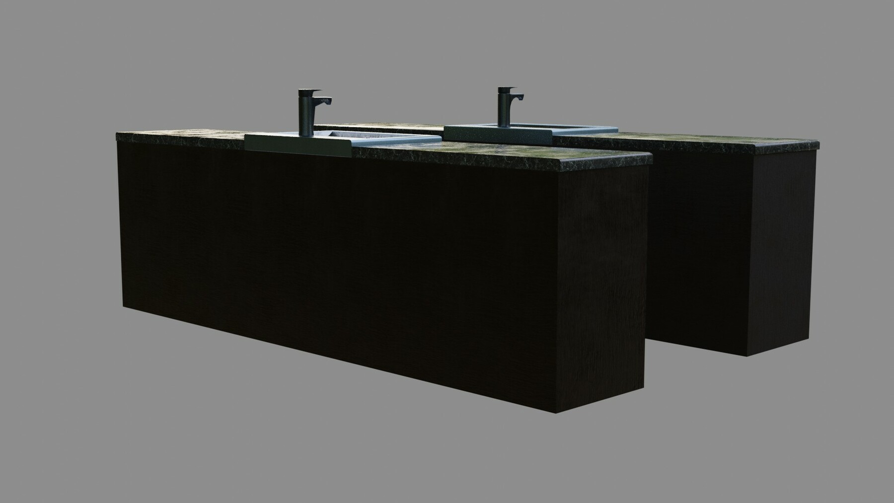 ArtStation - Sink with Cabinet - Low and High poly | Game Assets