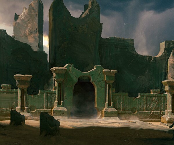 ArtStation - Fantasy Temple Kitbash Mini-kit | Resources