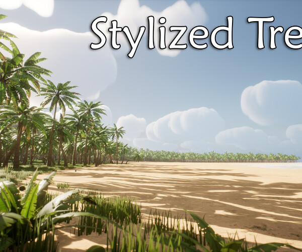 ArtStation - Stylized Trees Pack 3 | Game Assets