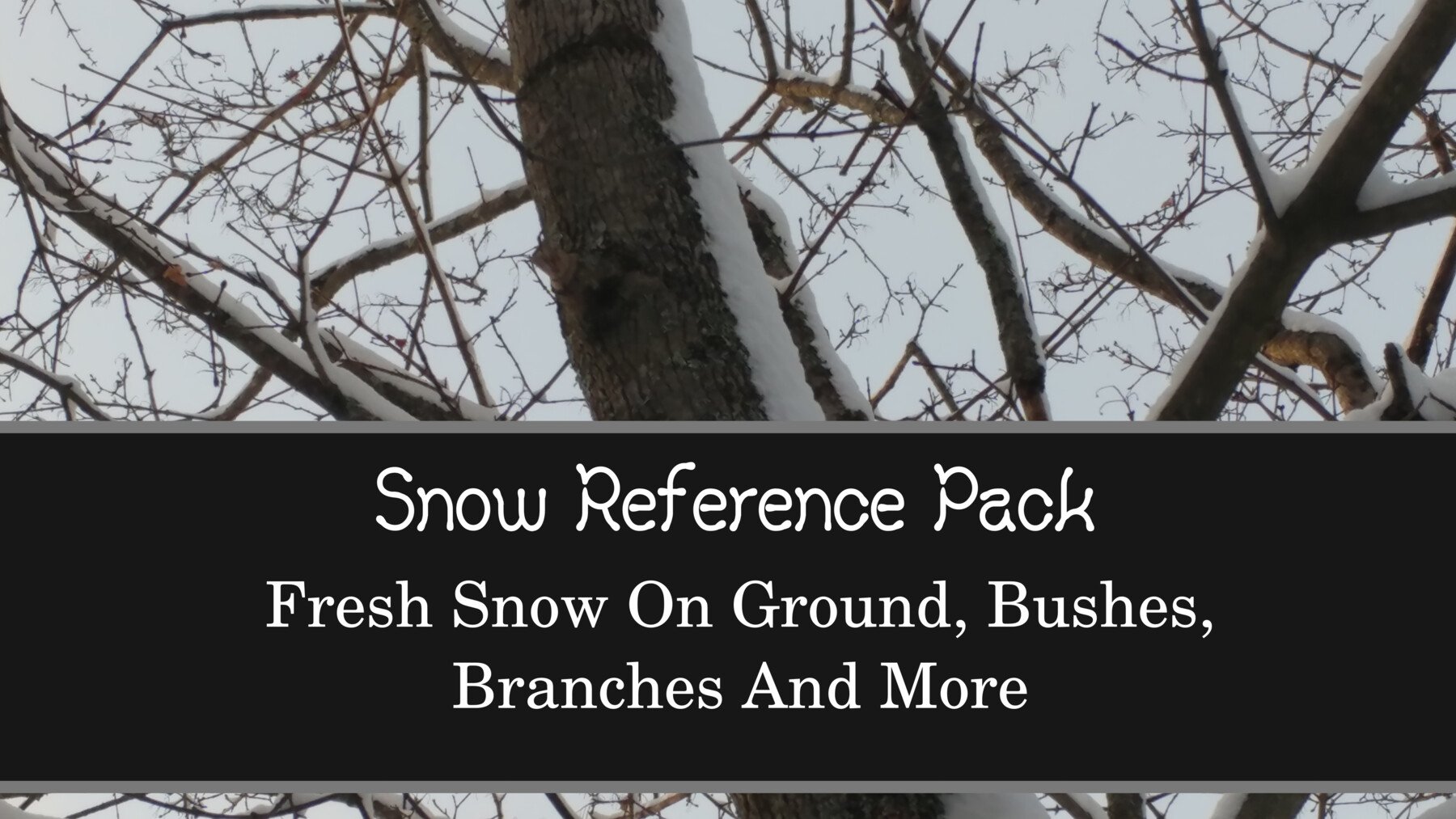 ArtStation - Snow Reference Pack - Fresh Snow On Ground, Bushes ...