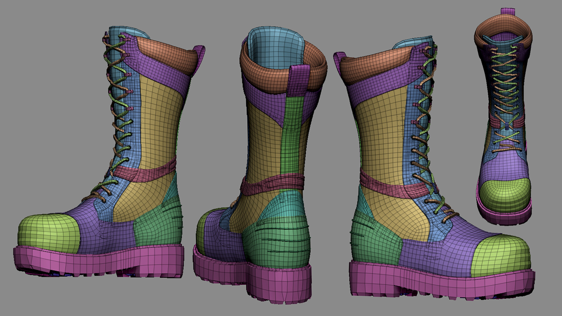 ArtStation - Boot Military 3 | Game Assets