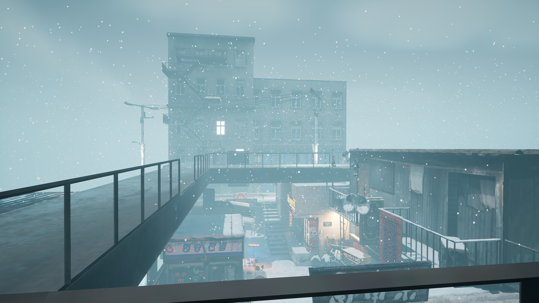 ArtStation - Cyberpunk Ghetto Street UE4 Scene | Game Assets