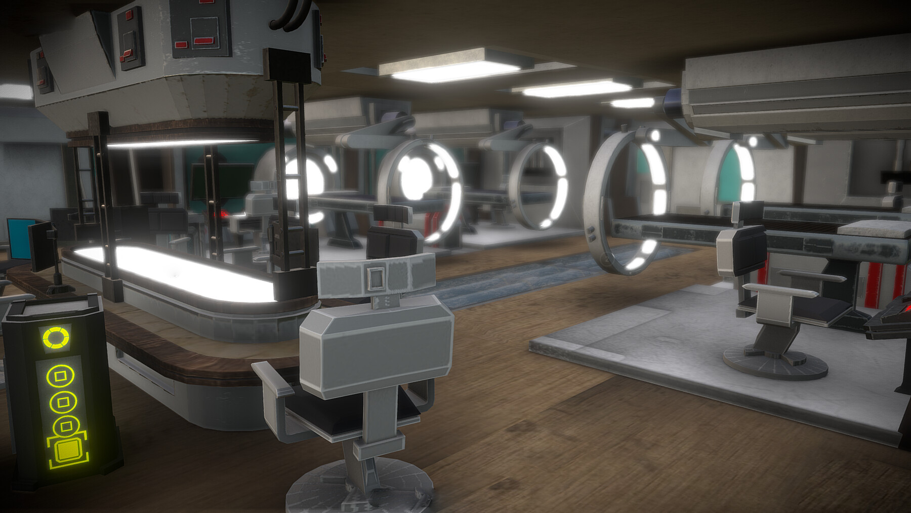 ArtStation - Medical Room - Stylized | Game Assets