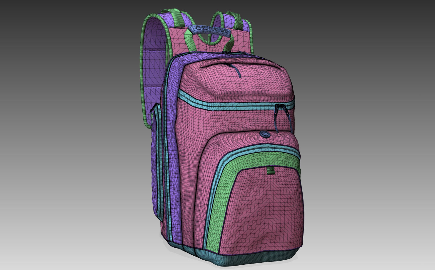 ArtStation - BACKPACK NEW BALANCE low-poly | Game Assets