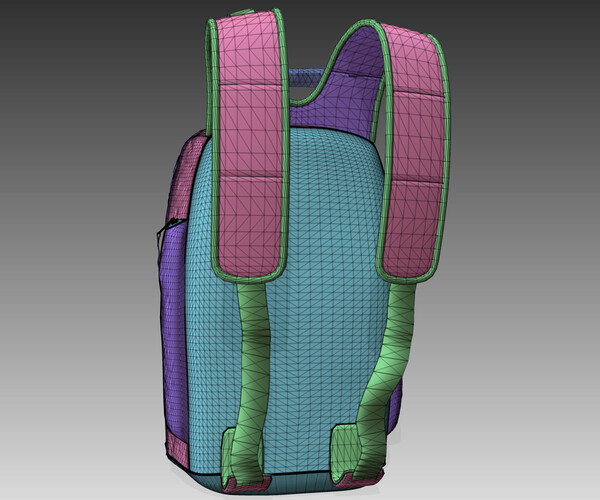 ArtStation - BACKPACK NEW BALANCE low-poly | Game Assets