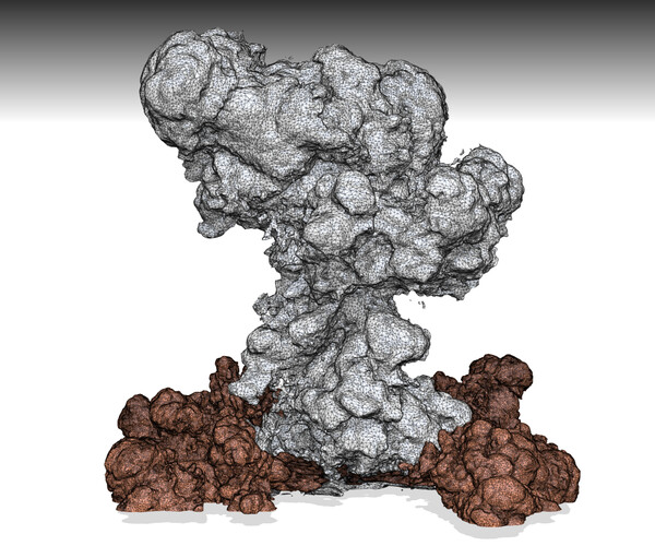 ArtStation - EXPLOSION low-poly model | Game Assets