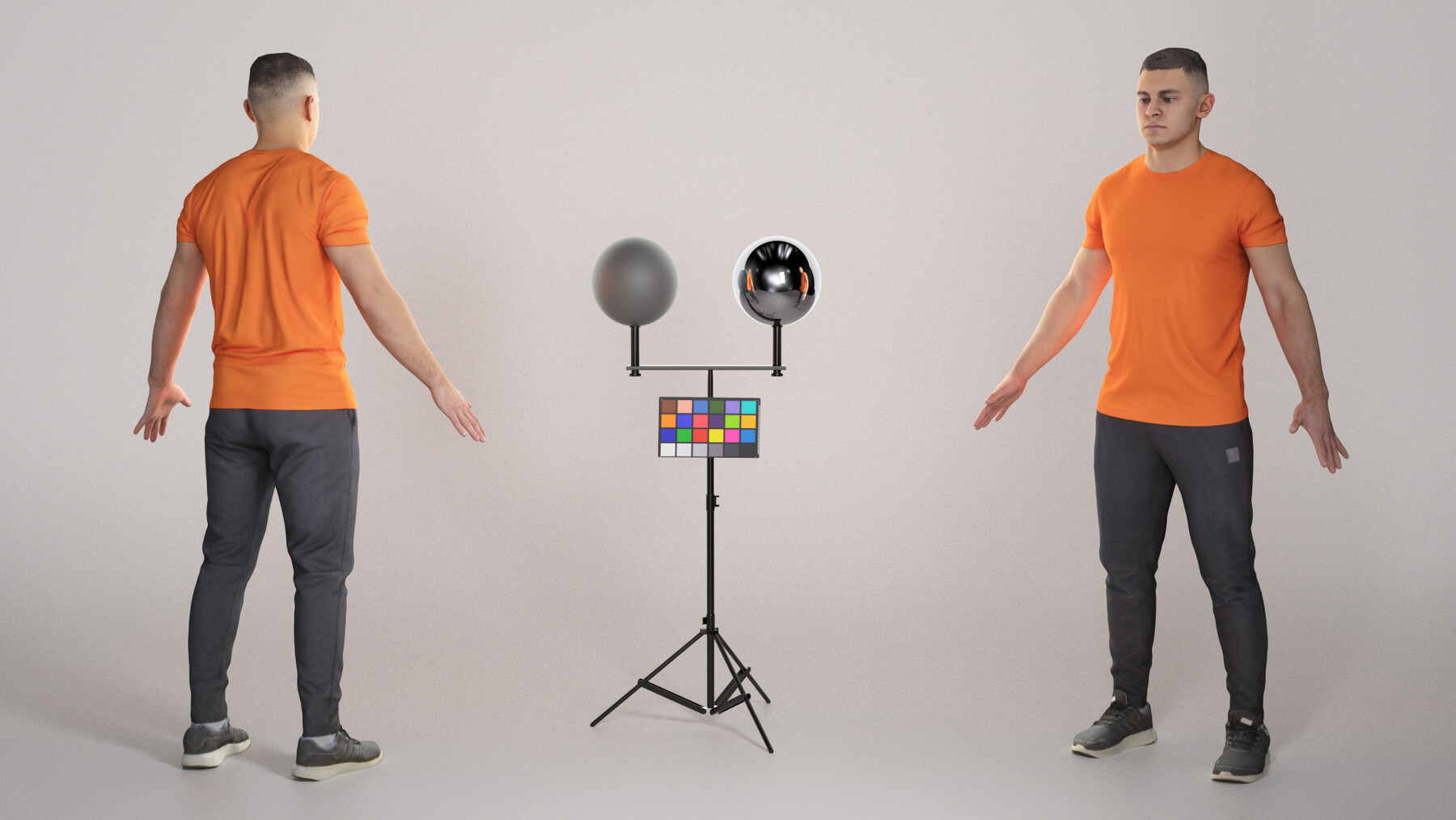 ArtStation - Young man in sportswear ready for rigging 353 | Game Assets