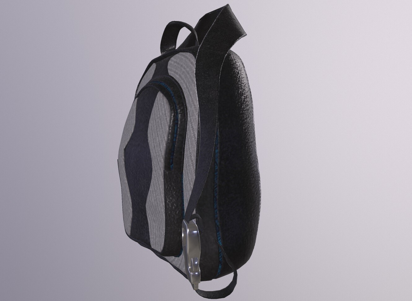 ArtStation - ONE SHOULDER BACKPACK LEATHER low-poly | Game Assets