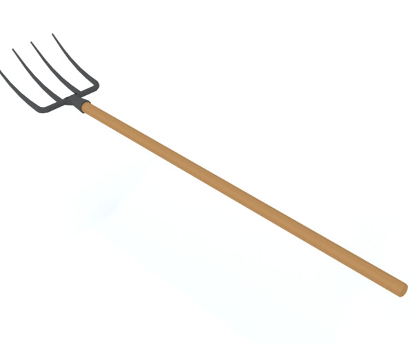 ArtStation - Low Poly Cartoon Pitchfork | Game Assets