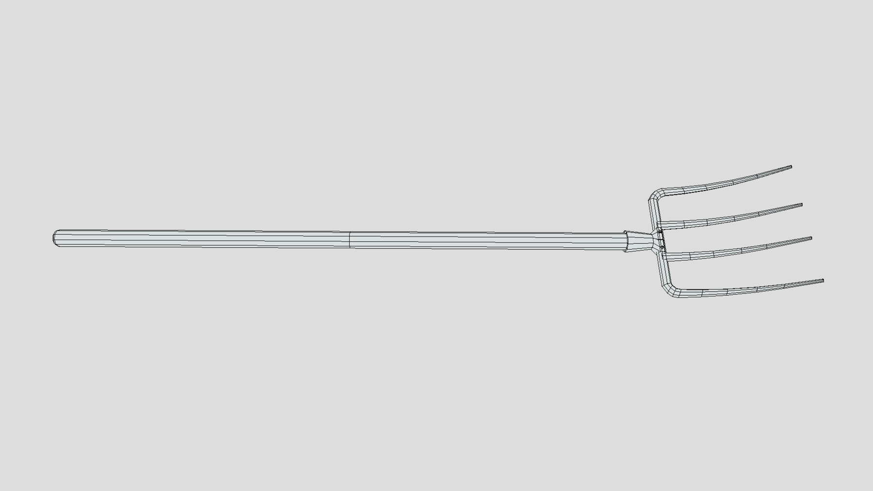 ArtStation - Low Poly Cartoon Pitchfork | Game Assets