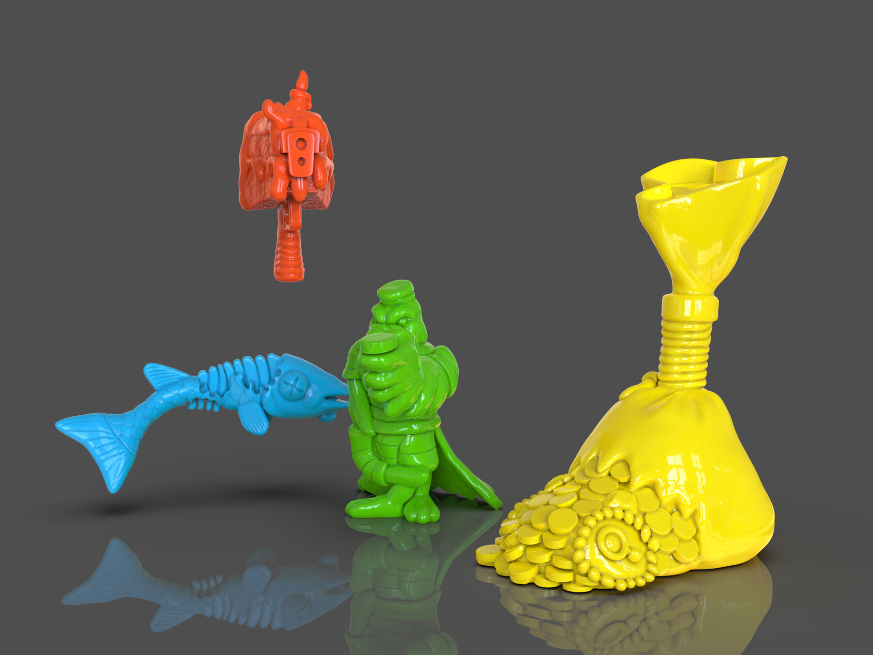 ArtStation - TMNT Scratch The Cat Accesories | Resources