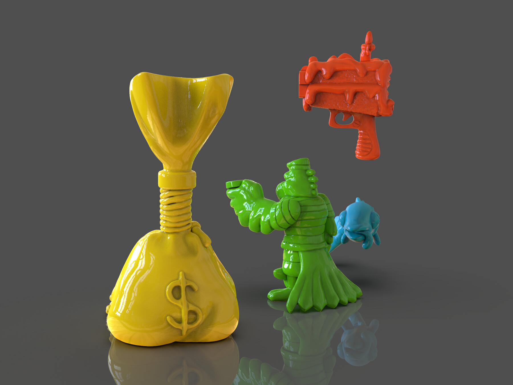 ArtStation - TMNT Scratch The Cat Accesories | Resources