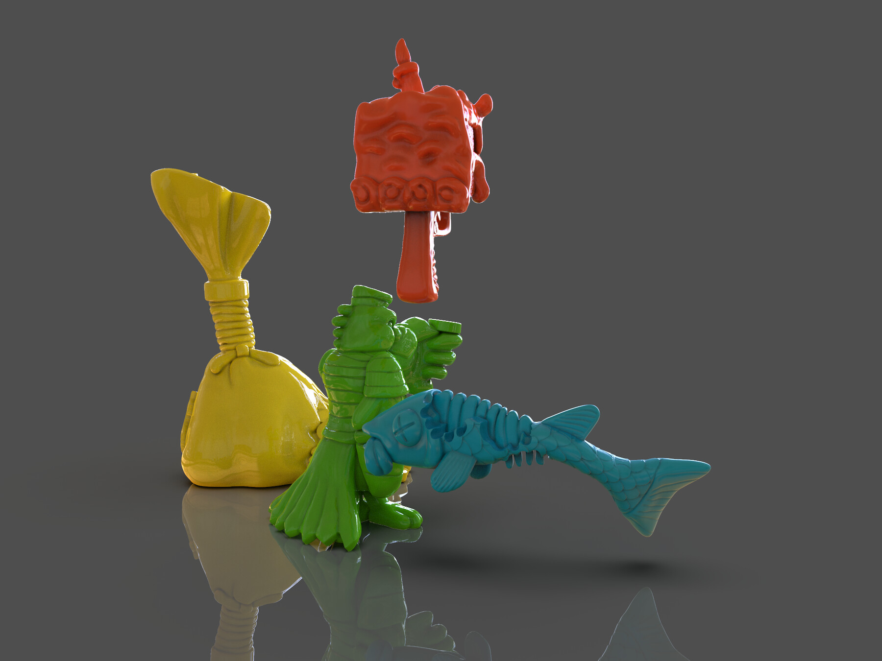 ArtStation - TMNT Scratch The Cat Accesories | Resources