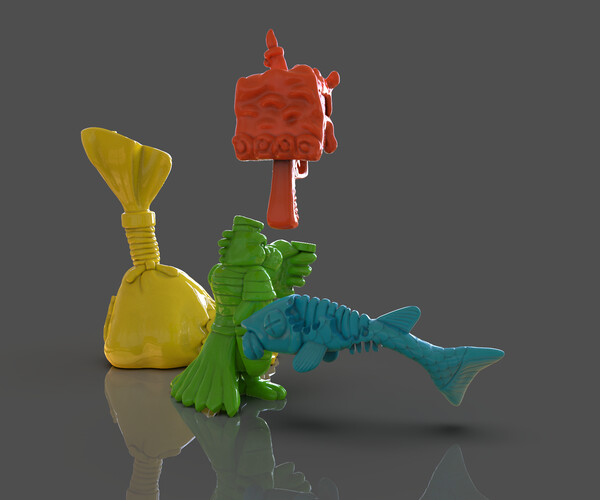 ArtStation - TMNT Scratch The Cat Accesories | Resources