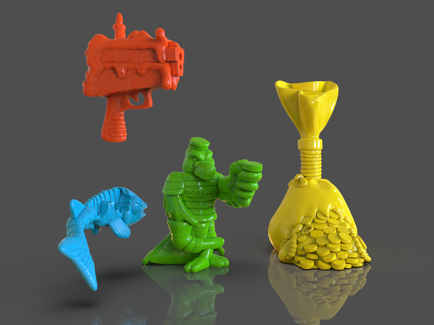 ArtStation - TMNT Scratch The Cat Accesories | Resources