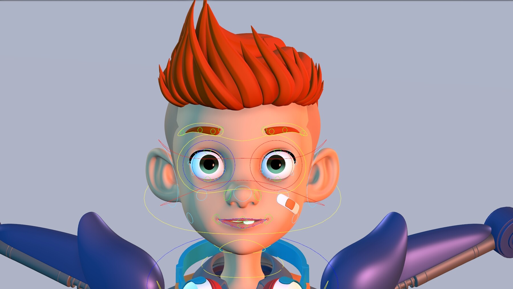 ArtStation - Mike Robot Arms Rig | Game Assets