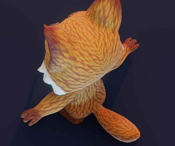 ArtStation - Cartoon Fox Animated 3D Model | Game Assets