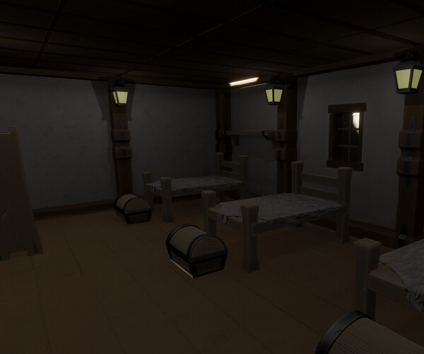 ArtStation - Stylized Fantasy Prison Level Construction Kit PBR HDRP ...