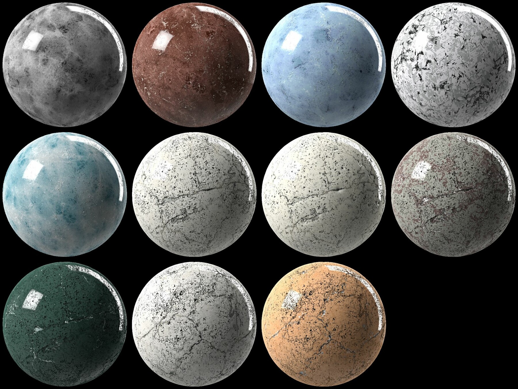 ArtStation - +10 Unique High Quality Marble Material Pack (Texture ...