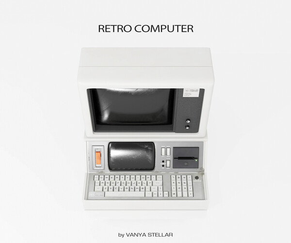 ArtStation - Retro Computer SC | Game Assets