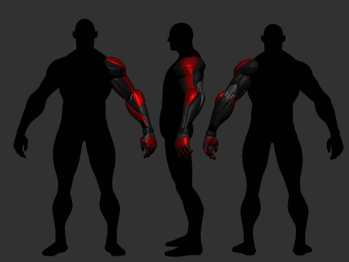 ArtStation - Cyborg Arm - Basemesh | Resources