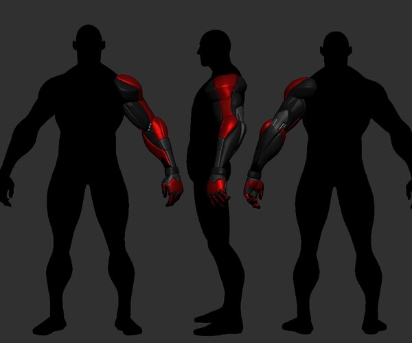 ArtStation - Cyborg Arm - Basemesh | Resources