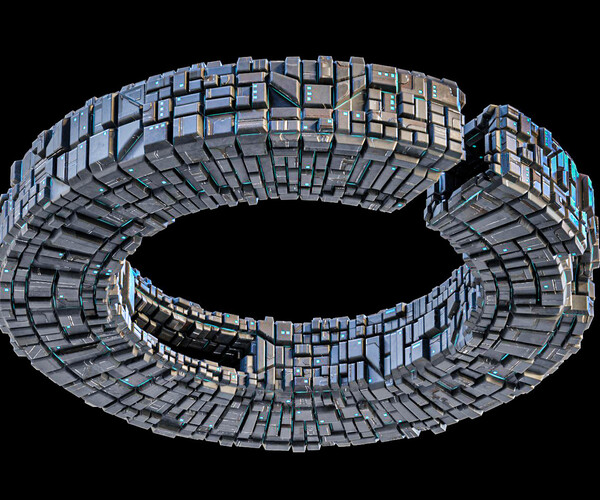 ArtStation - Space Station The Ring | Game Assets