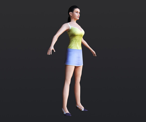 ArtStation - Girl 2 | Game Assets