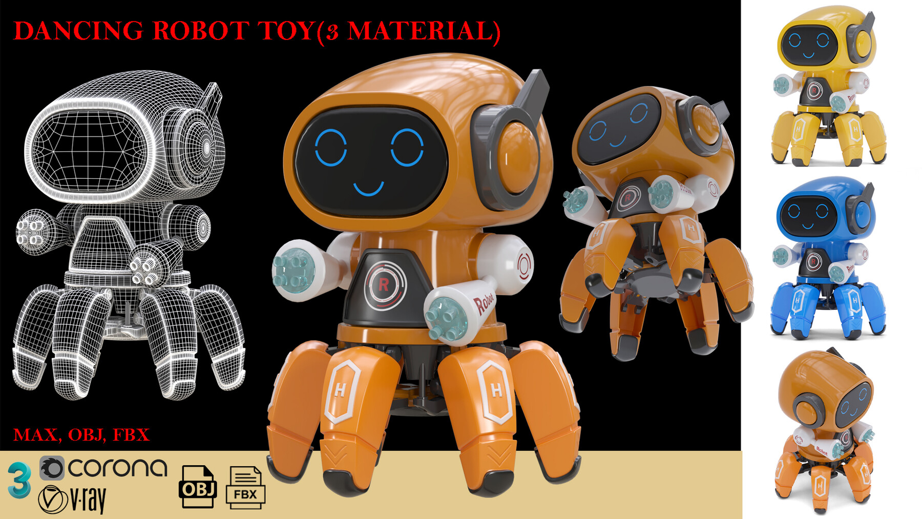 ArtStation - dancing robot | Game Assets