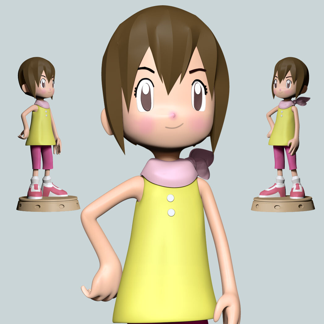 ArtStation - Digimon - Kari | Resources