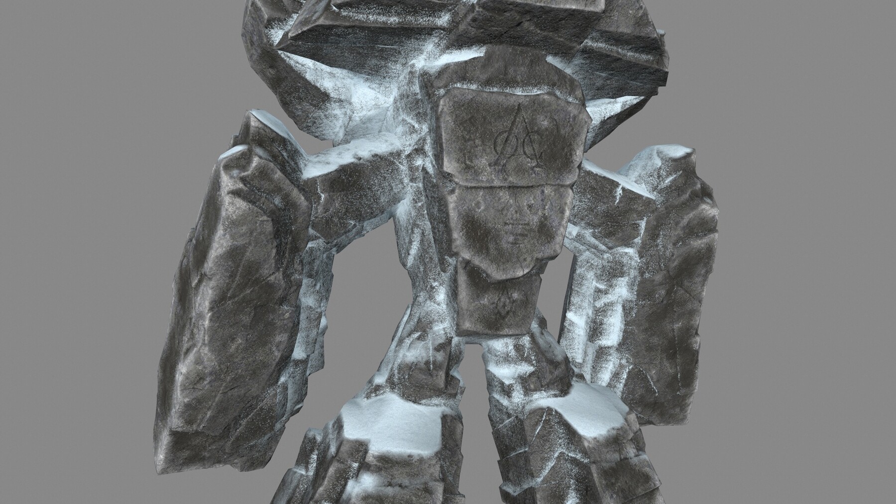 ArtStation - snow rock monster | Game Assets