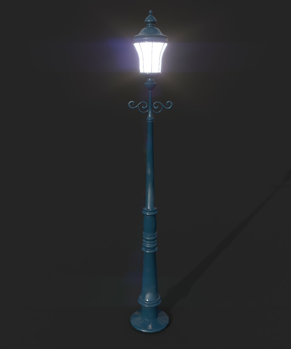 ArtStation - Street Lamp 6 | Game Assets