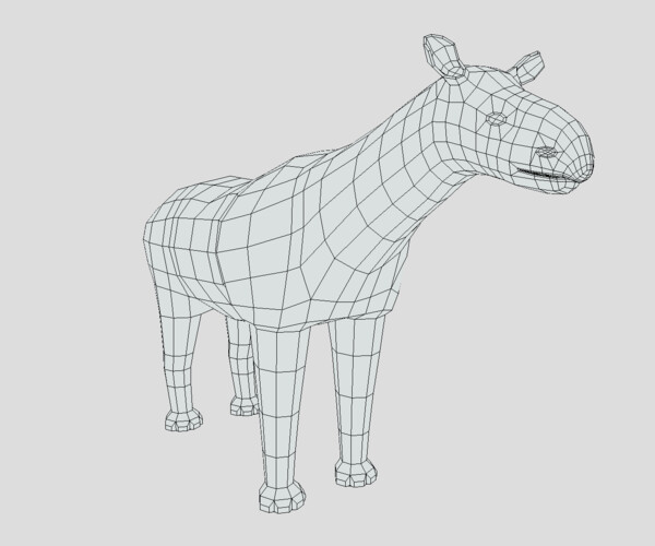 ArtStation - Low Poly Cartoon Paraceratherium | Resources