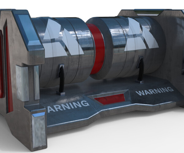 ArtStation - Sci-Fi Generator V1 3D Game Ready Model | Game Assets