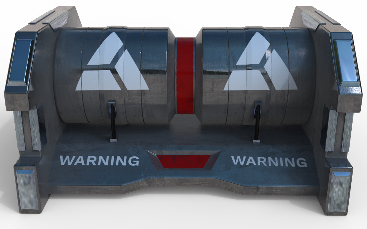 ArtStation - Sci-Fi Generator V1 3D Game Ready Model | Game Assets