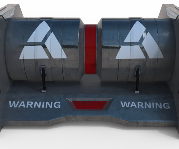 ArtStation - Sci-Fi Generator V1 3D Game Ready Model | Game Assets