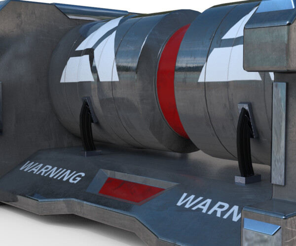 ArtStation - Sci-Fi Generator V1 3D Game Ready Model | Game Assets