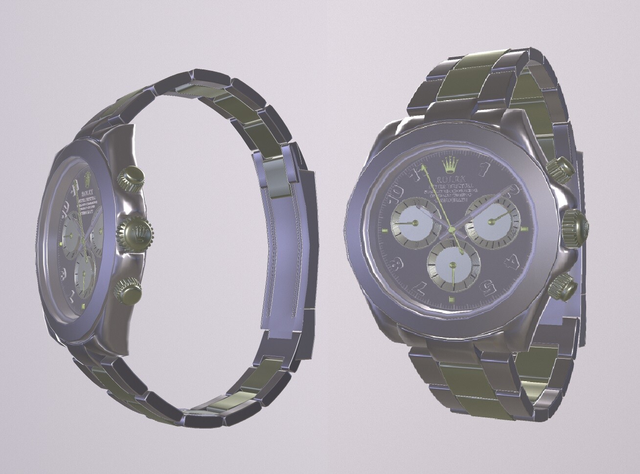 ArtStation - ROLEX WATCH low-poly | Game Assets