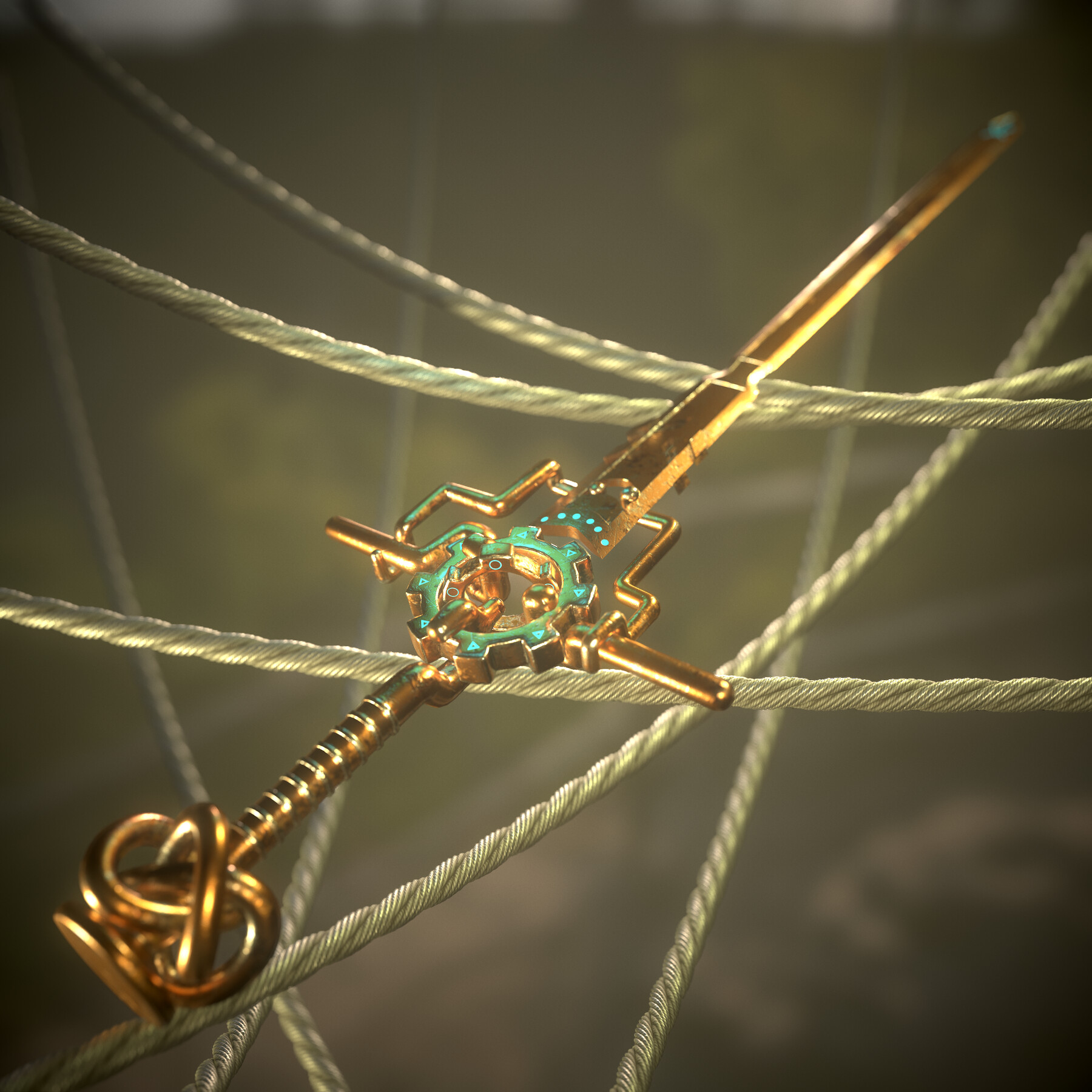 ArtStation - Dwarf engineer sword | Game Assets