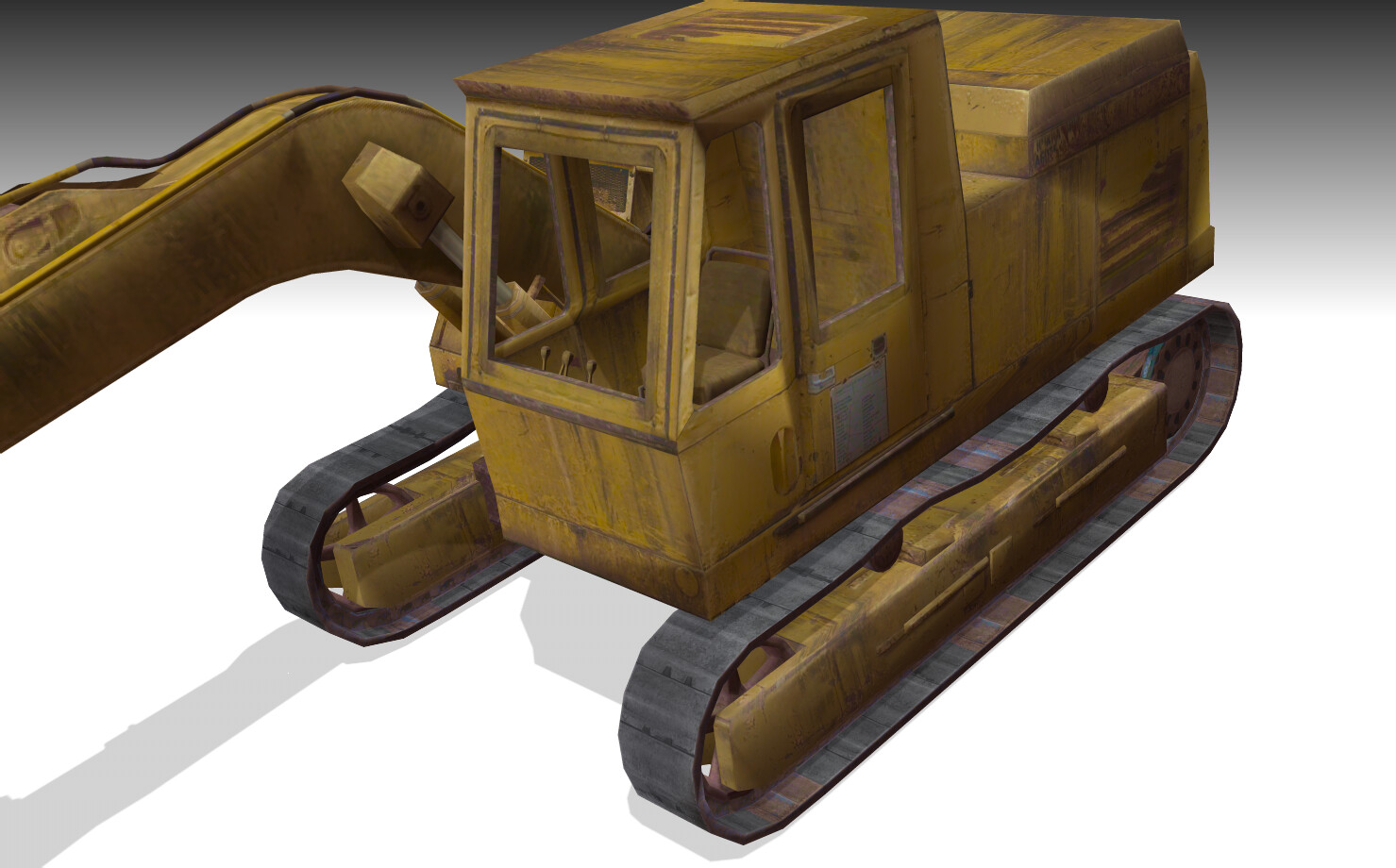 ArtStation - EXCAVATOR low-poly | Game Assets