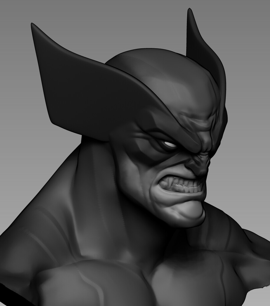 ArtStation - Wolverine Head Study Tutorial | Tutorials