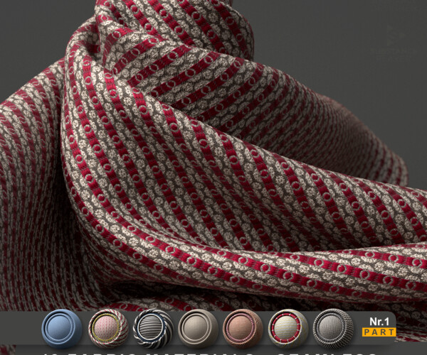 ArtStation - PBR FABRIC PACK 1 MATERIALS scanned in 4K resolution ...