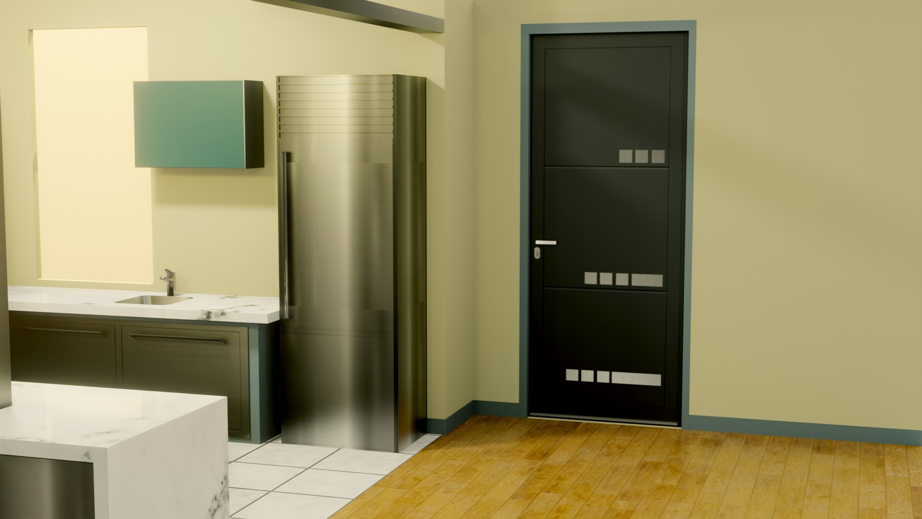 ArtStation - Kitchen Interior - Low Poly - GameReady | Game Assets