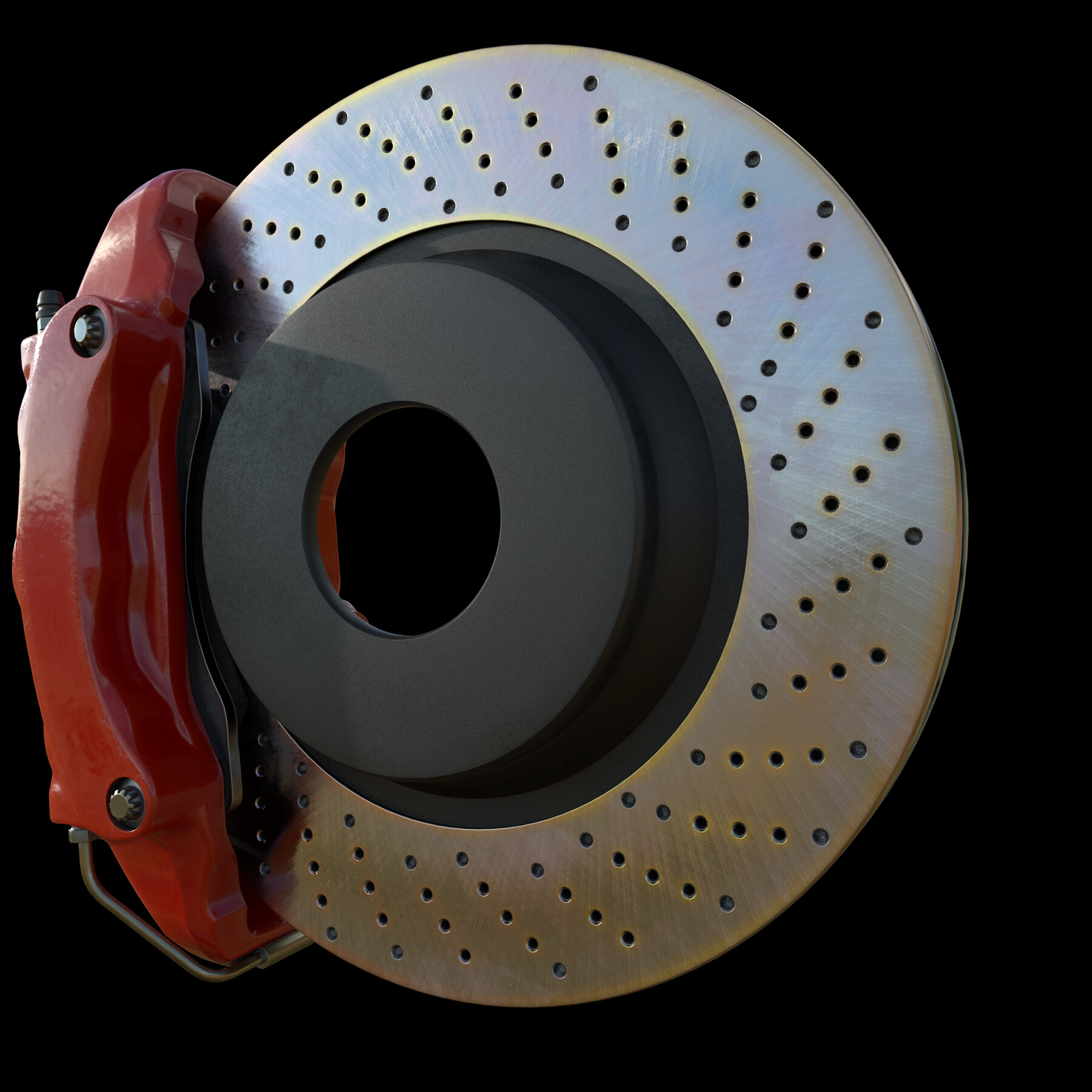 ArtStation - Brake set for sports car | Game Assets
