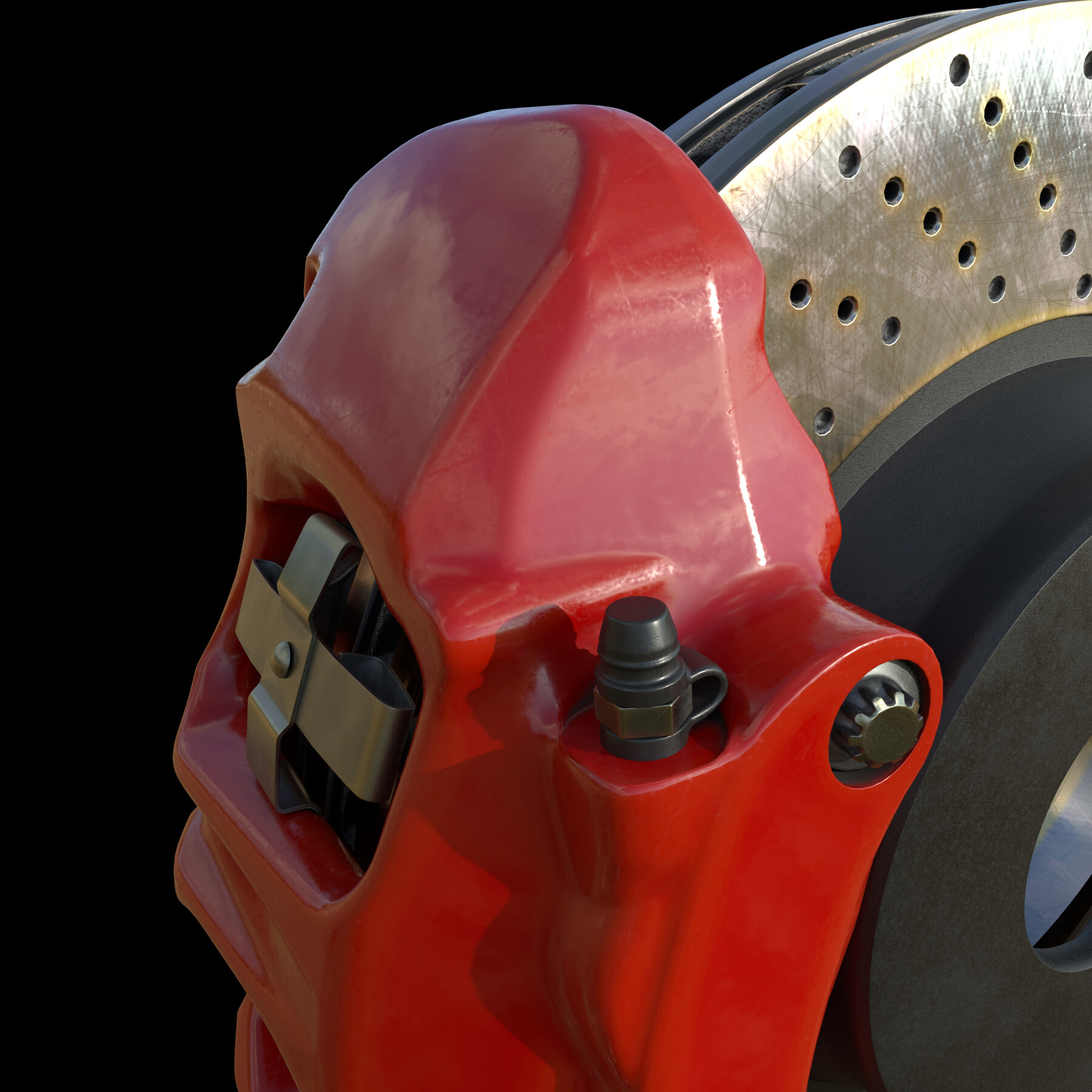 ArtStation - Brake set for sports car | Game Assets