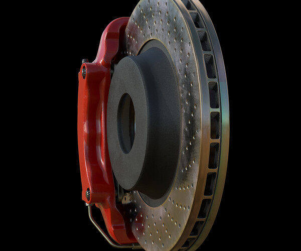 ArtStation - Brake set for sports car | Game Assets